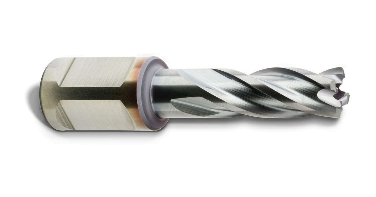 HSS annular cutter, TiCN coated with 3/4 straight shank | Tradermax, SA ...