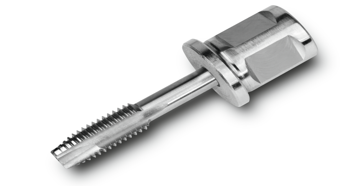 Tapping drill for through holes with adapter with 3/4” Weldon fitting ...